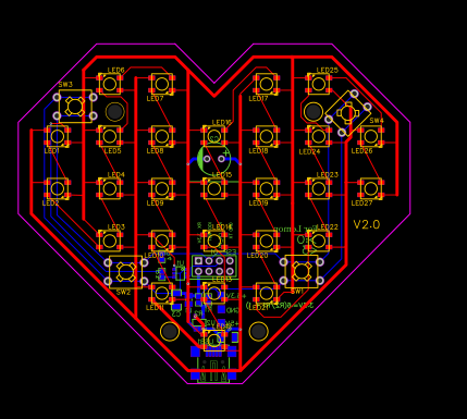 Wifi Heart - EasyEDA open source hardware lab