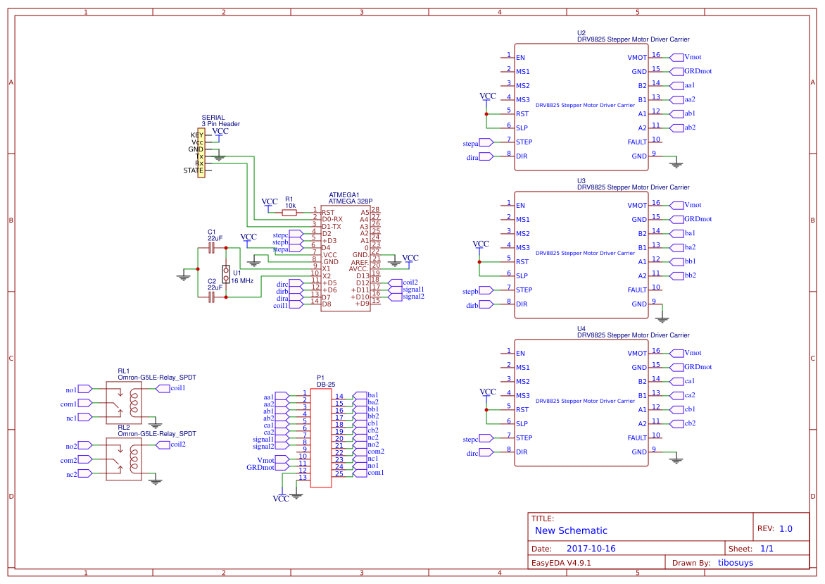GIP Tibo Suys 2017-2018 Robotarm Hardware Rev 0.0 - EasyEDA open source ...
