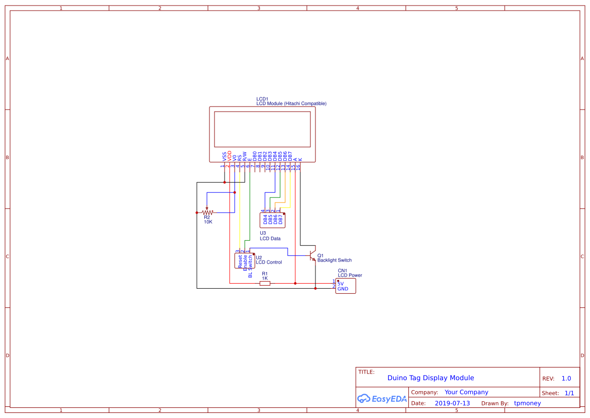 Duino Tag - EasyEDA open source hardware lab