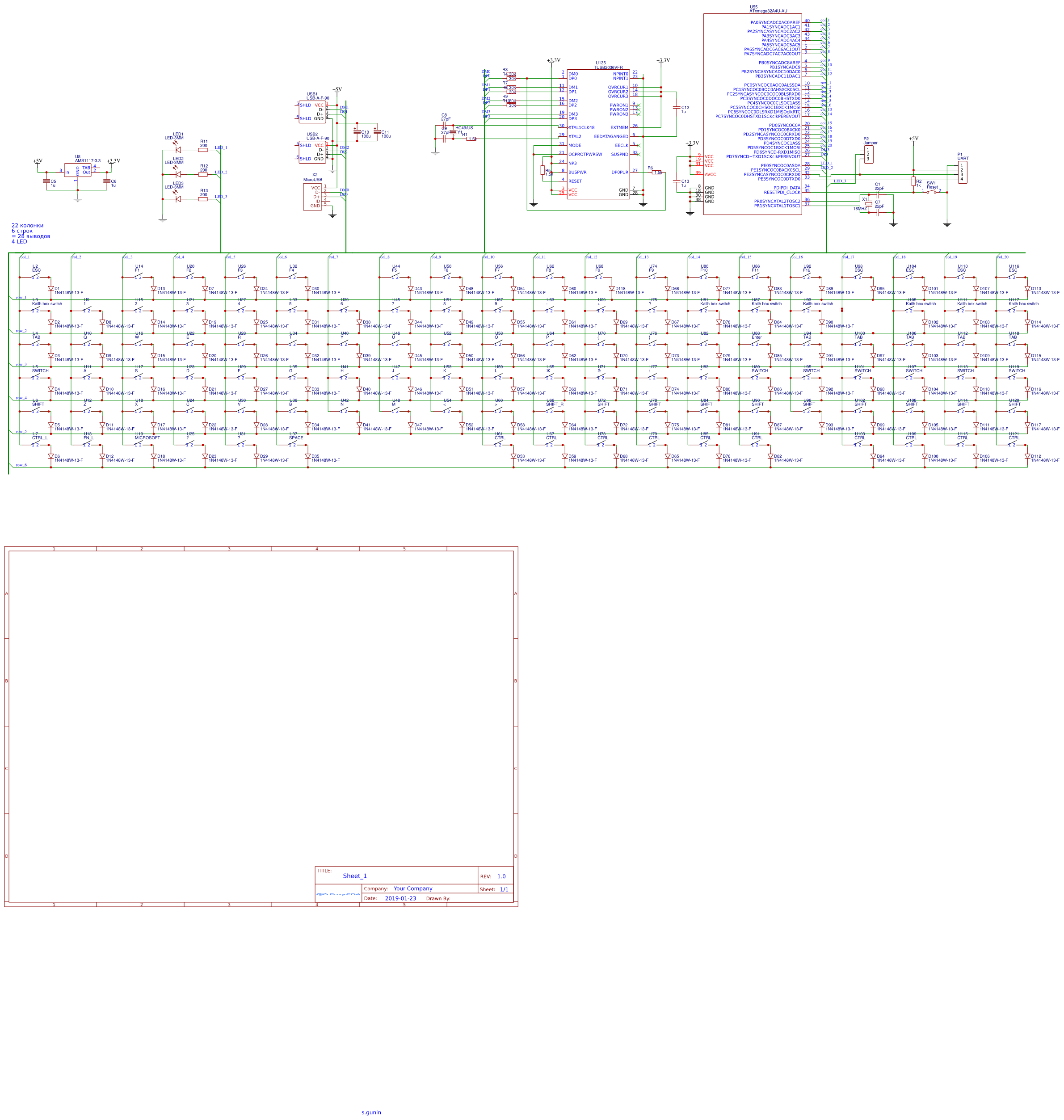 клавиатура_copy - EasyEDA open source hardware lab