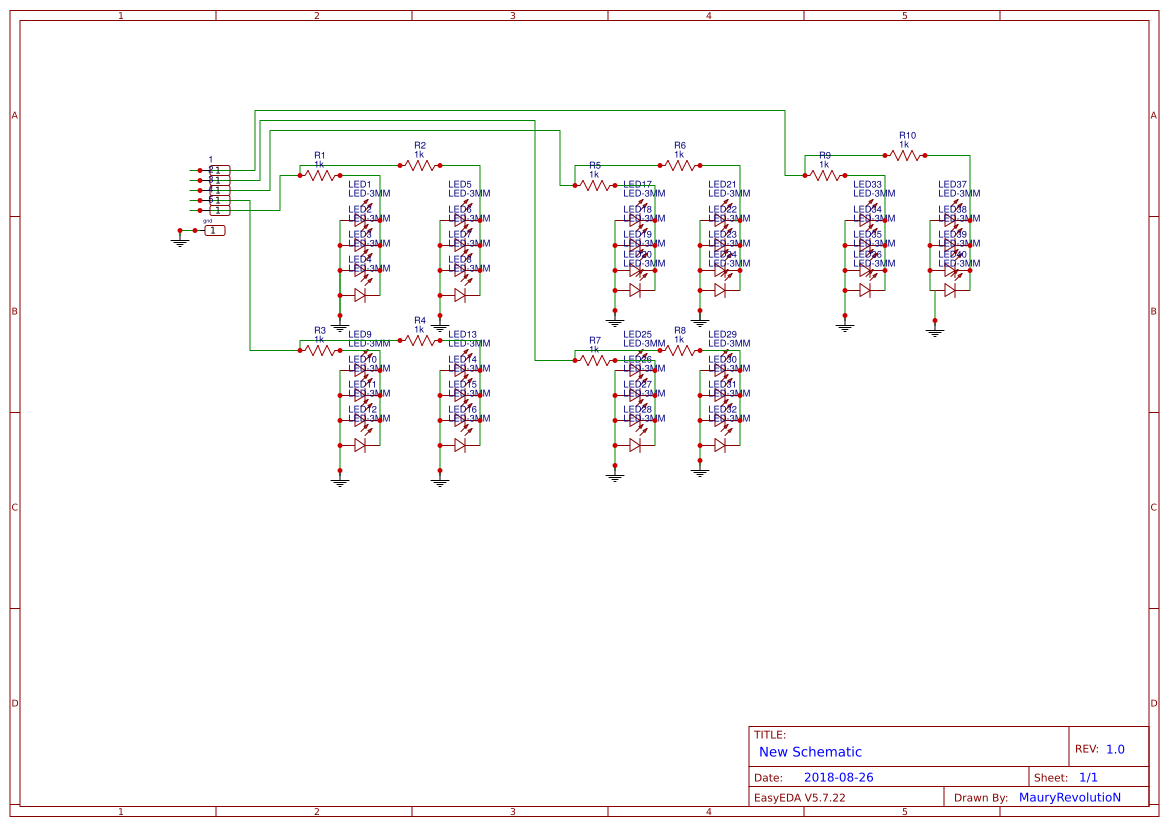 barra led - EasyEDA open source hardware lab