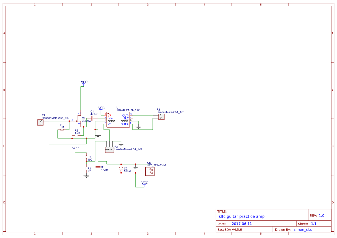 sltc guitar practice amp - OSHWLab