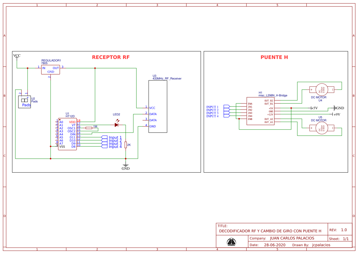 rc receiver ht12d - EasyEDA open source hardware lab