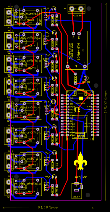 8_Relay_Nodemcu_110V - OSHWLab