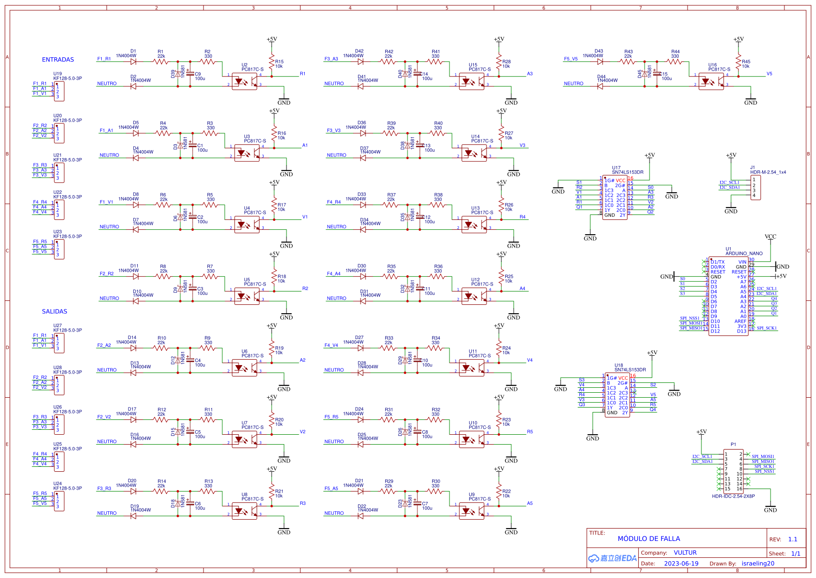 Modulo de Falla - EasyEDA open source hardware lab