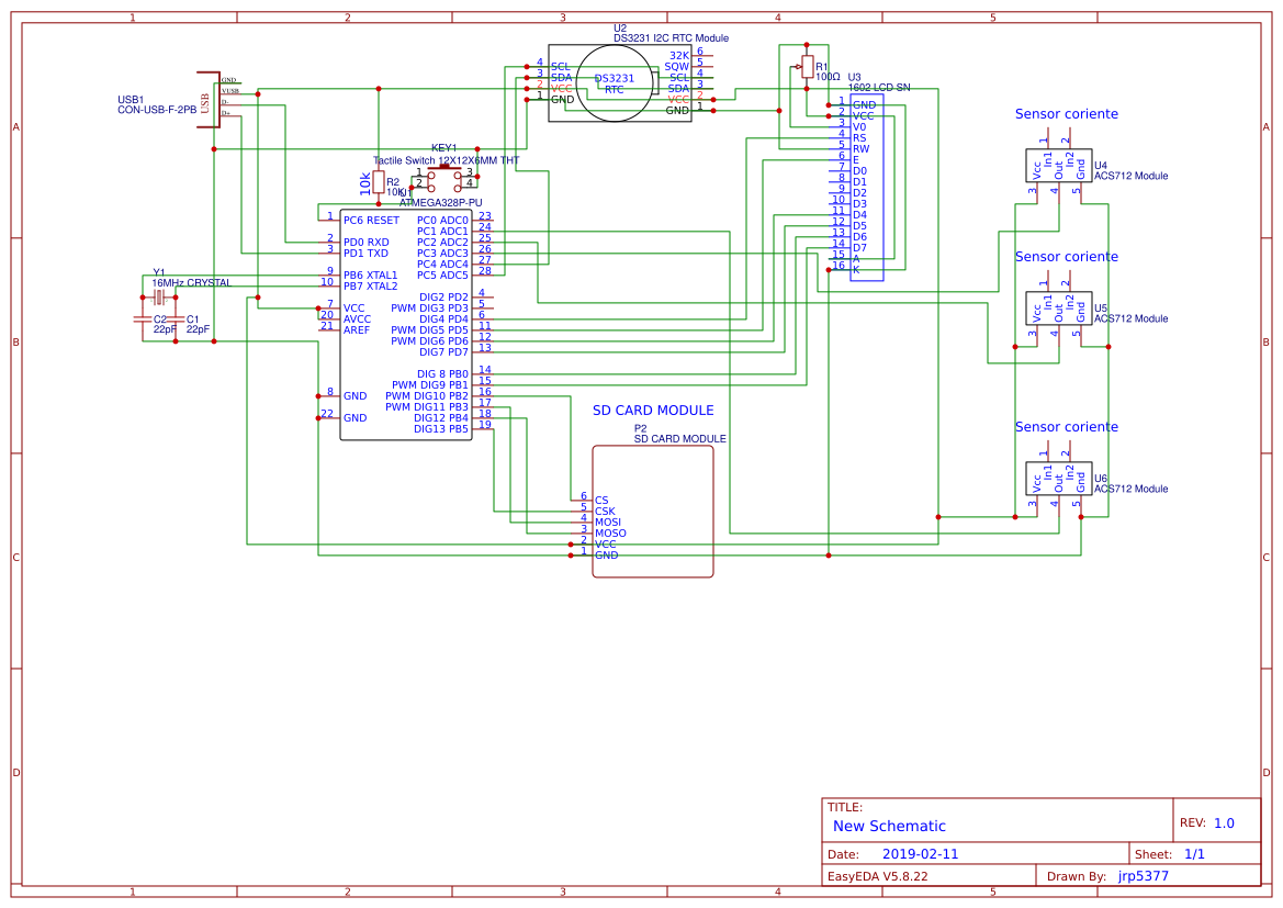 Data Logger for diesel generator - EasyEDA open source hardware lab