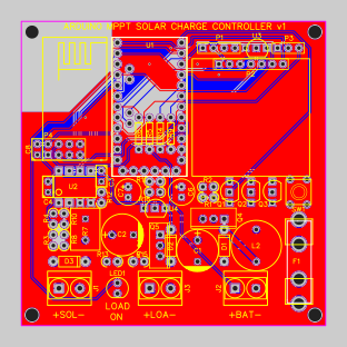 Solar MPPT Controller - EasyEDA open source hardware lab