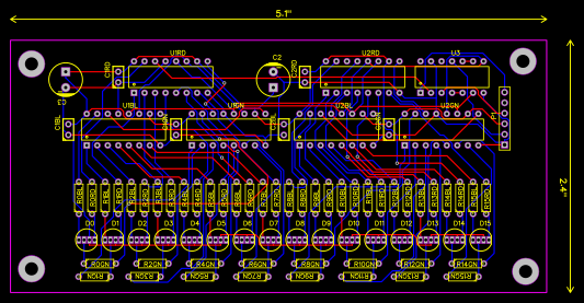 74LS595 RGB LED driver - OSHWLab