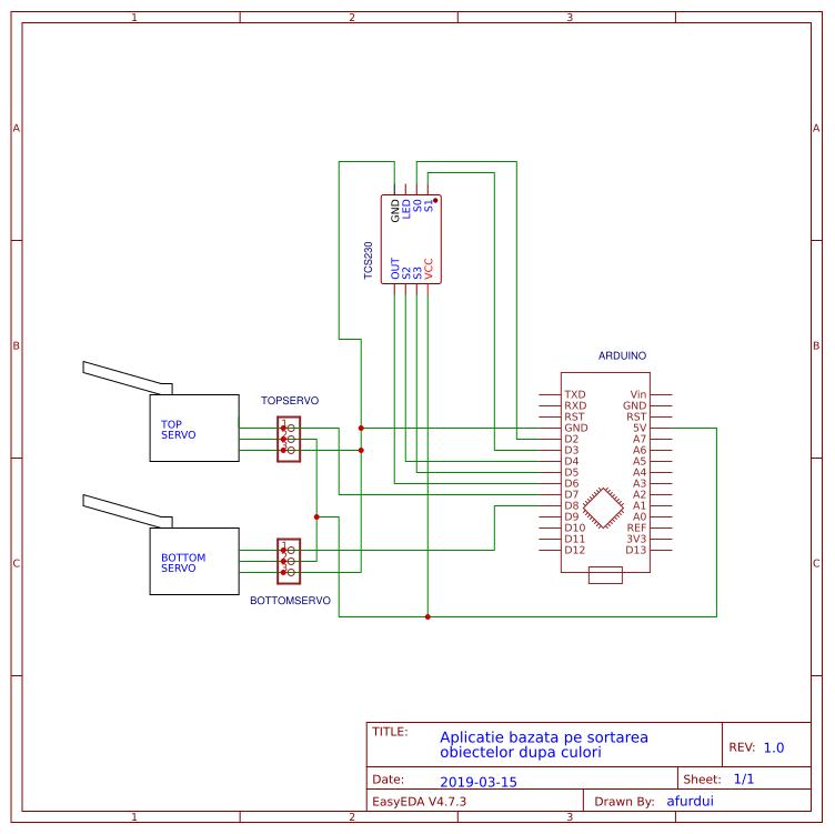 ARDUINO BASED COLOR SHORTING MACHINE - OSHWLab