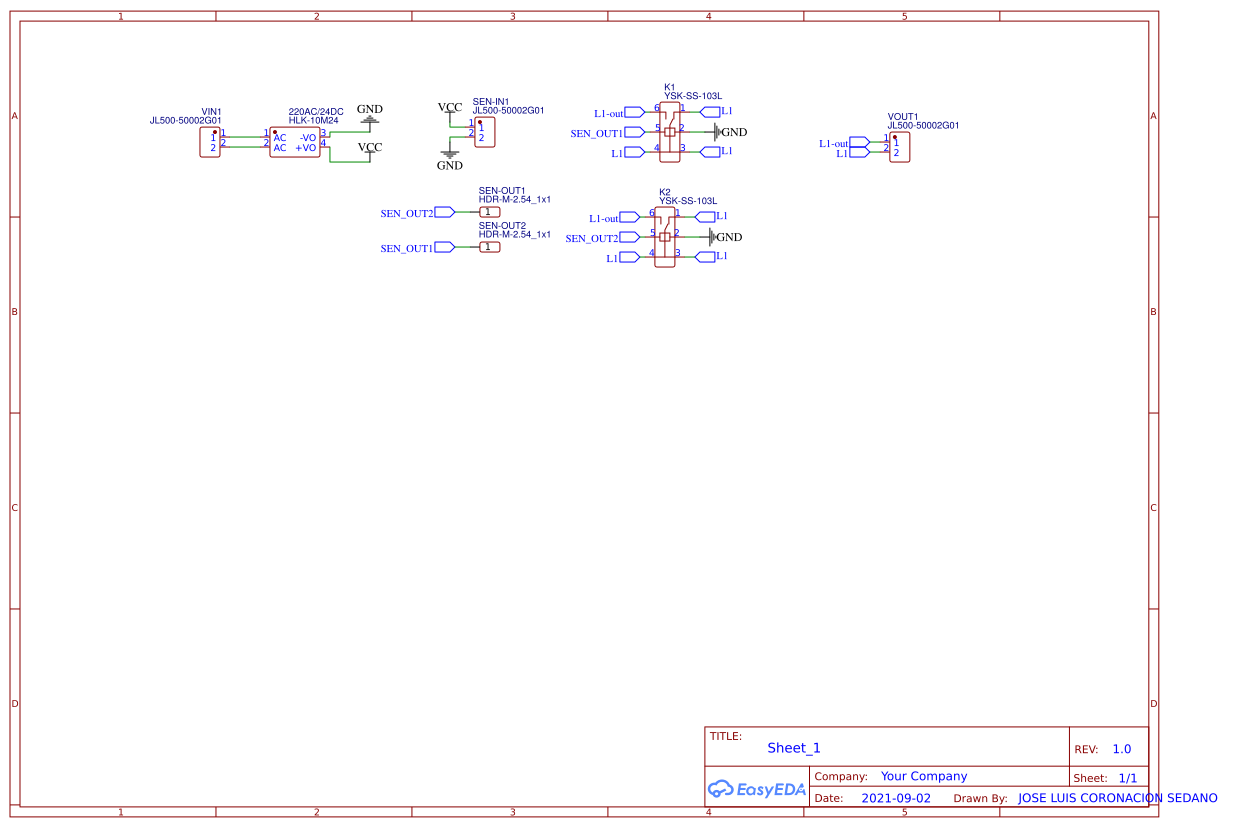 2relay 24v sensor - Platform for creating and sharing projects - OSHWLab
