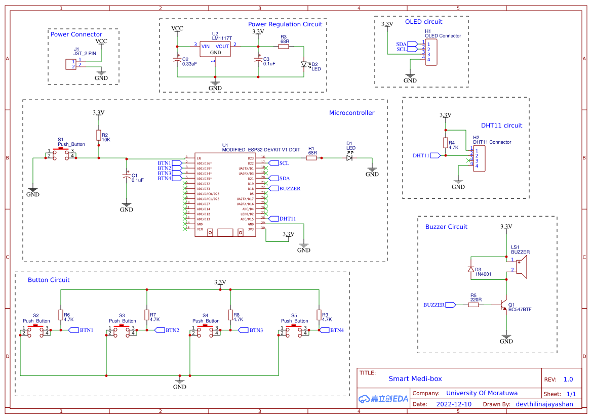 Smart Medi box - OSHWLab