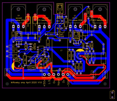 Bipolar amp MN2488/MP1620 - OSHWLab