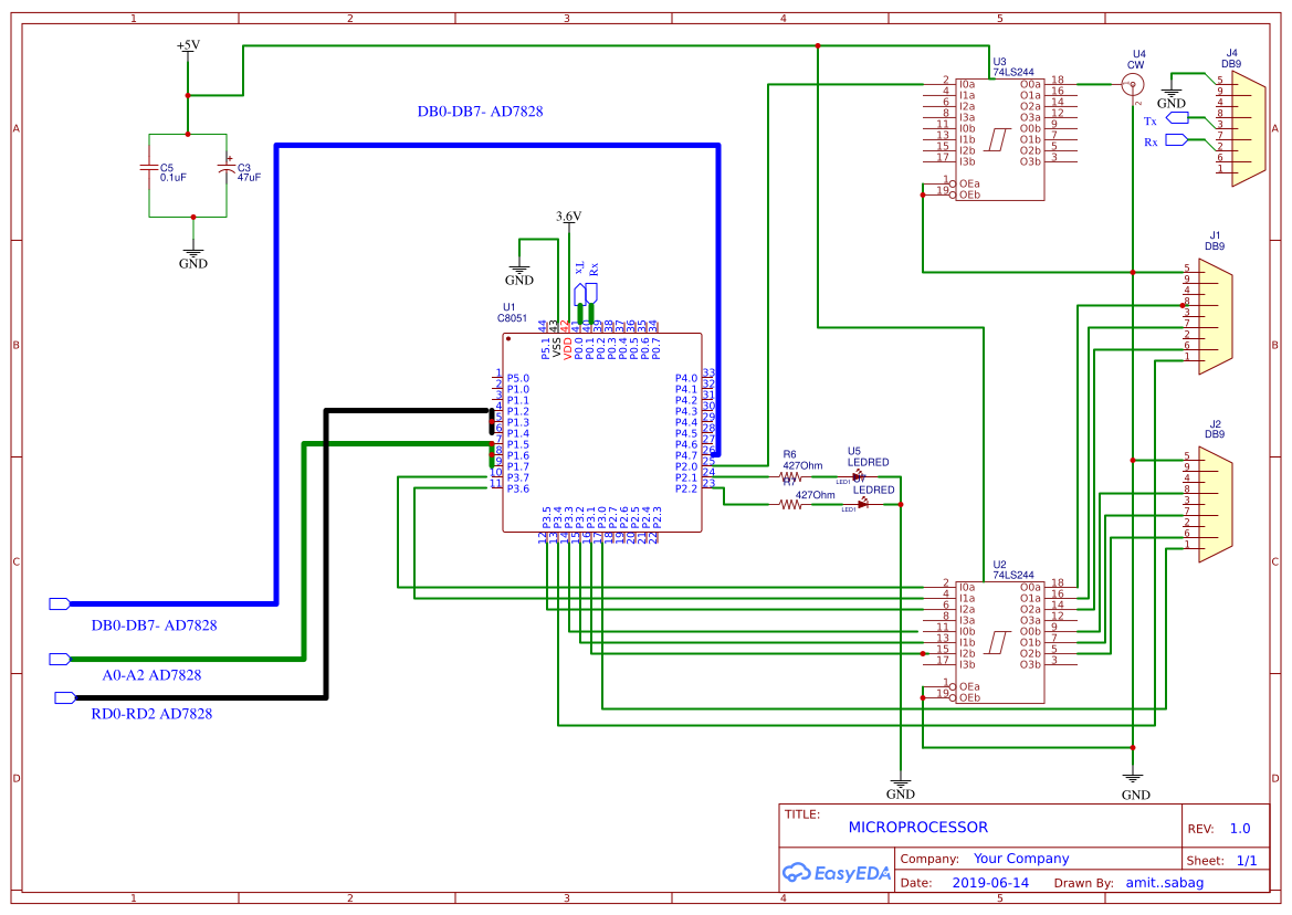 Final Project Wire - EasyEDA open source hardware lab