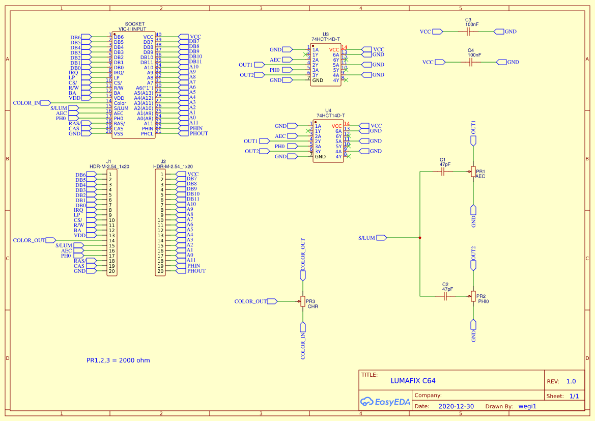 LUMAFIX C64 - OSHWLab