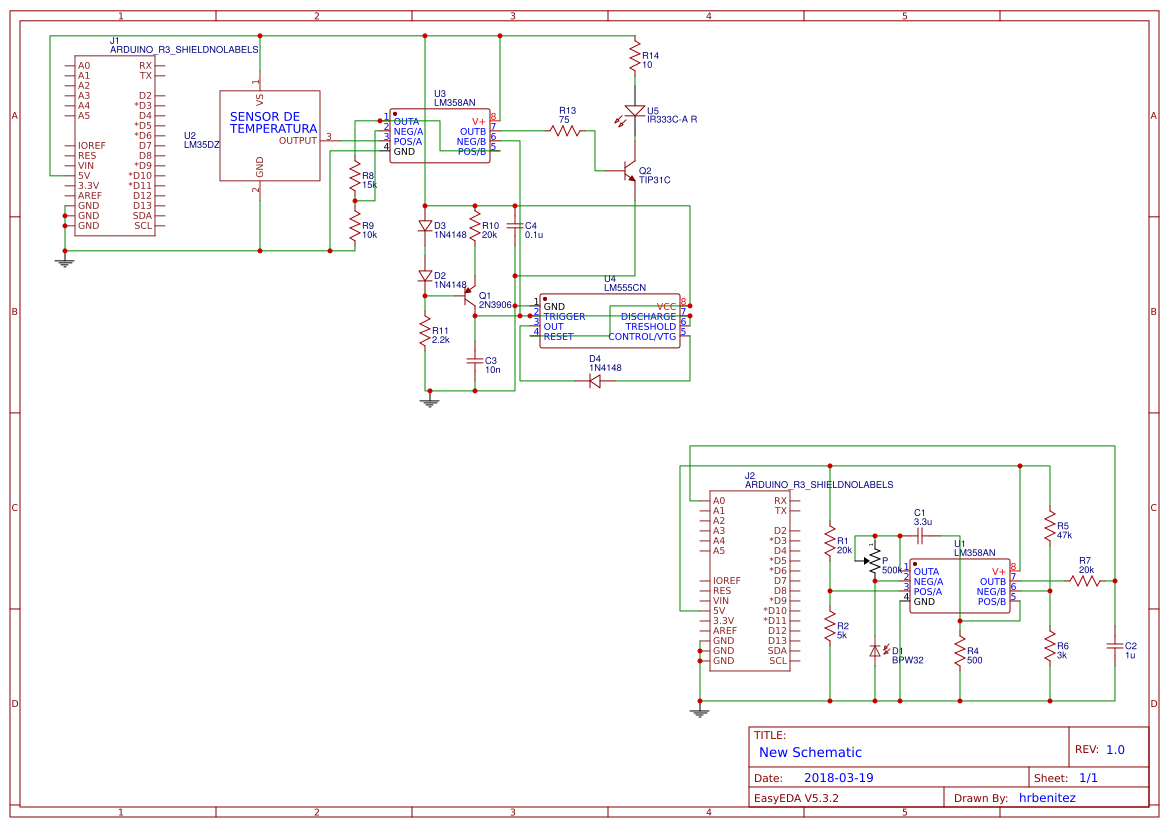 10m Optical Wireless Temperature Sensor - EasyEDA open source hardware lab