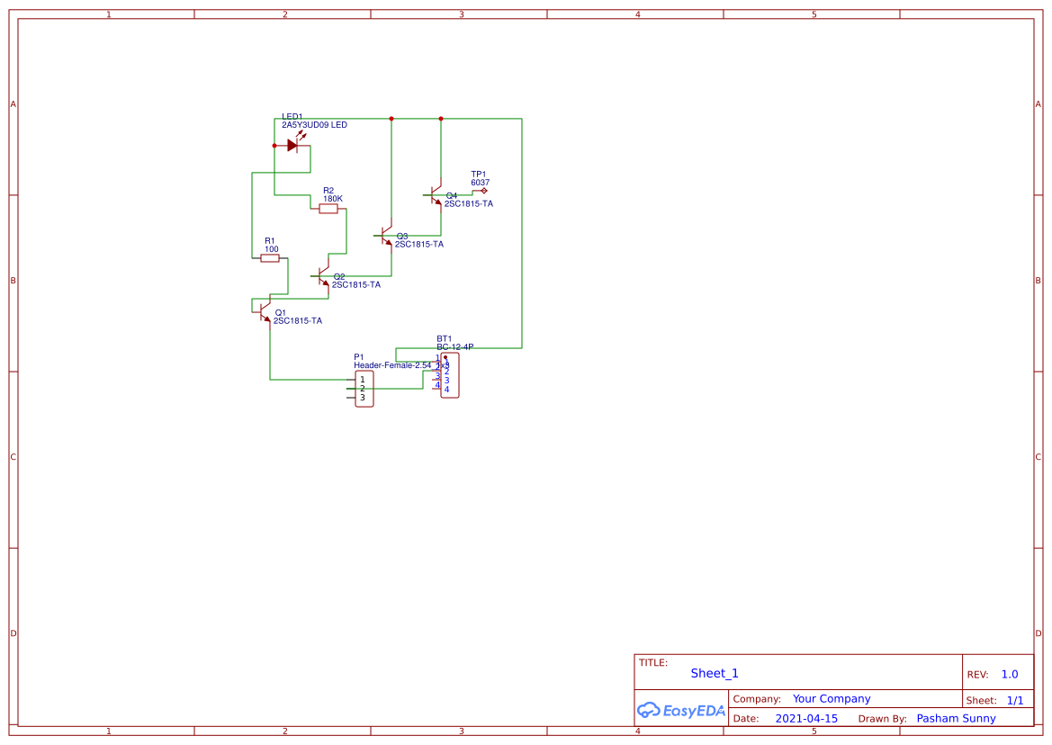 human detector - EasyEDA open source hardware lab