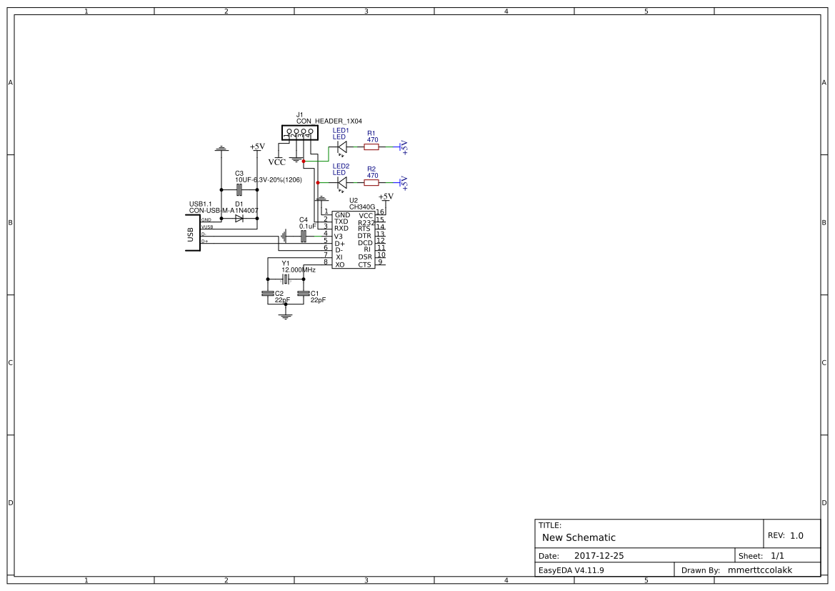 CH340G USB-TTL - Platform for creating and sharing projects - OSHWLab