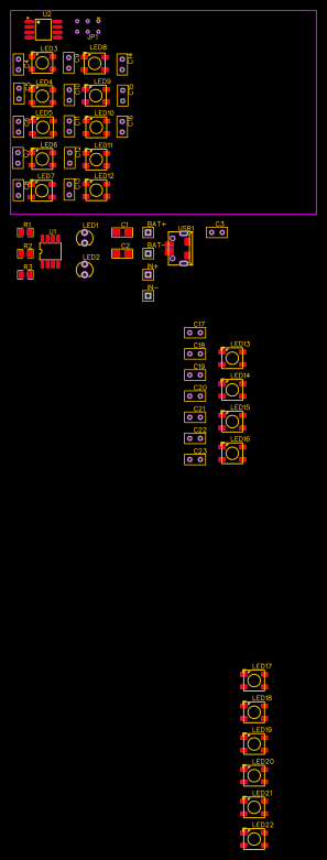 ws2812b led badge - EasyEDA open source hardware lab