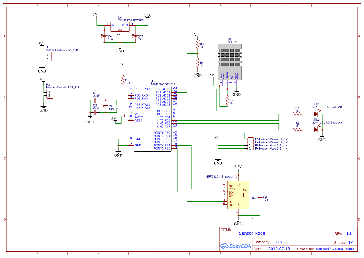 Sensor Temperatura - EasyEDA open source hardware lab