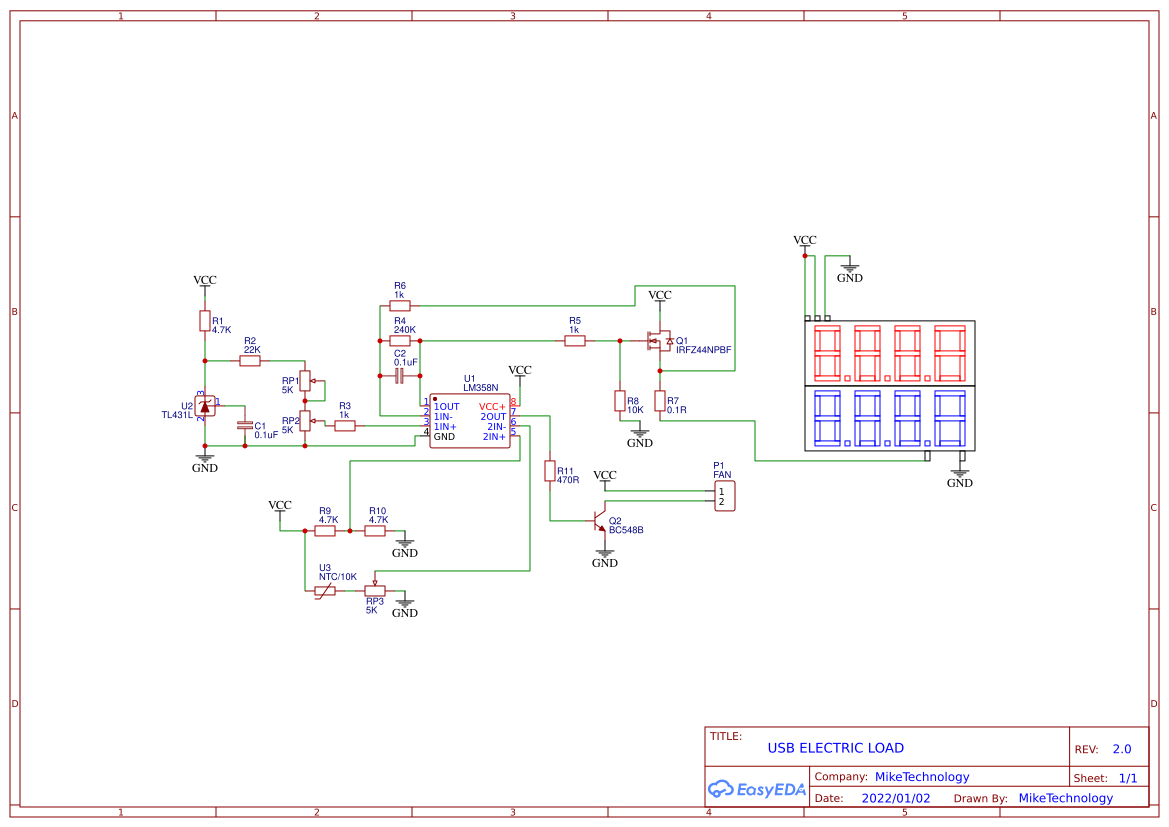 LM358 Dummy load - OSHWLab