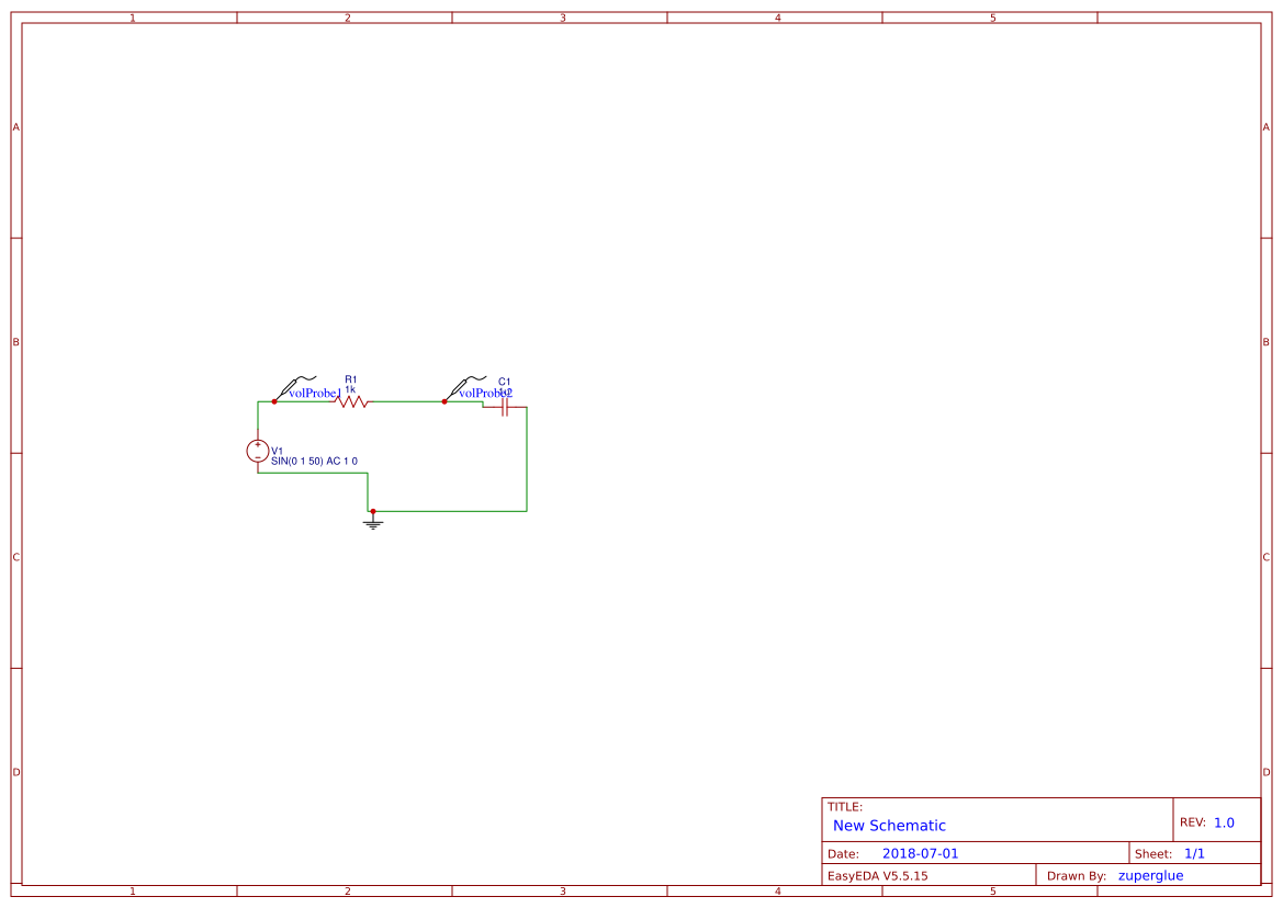 RC Filter - EasyEDA open source hardware lab