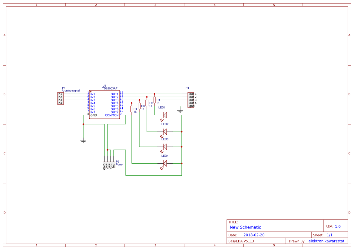 4 step motor driver - OSHWLab