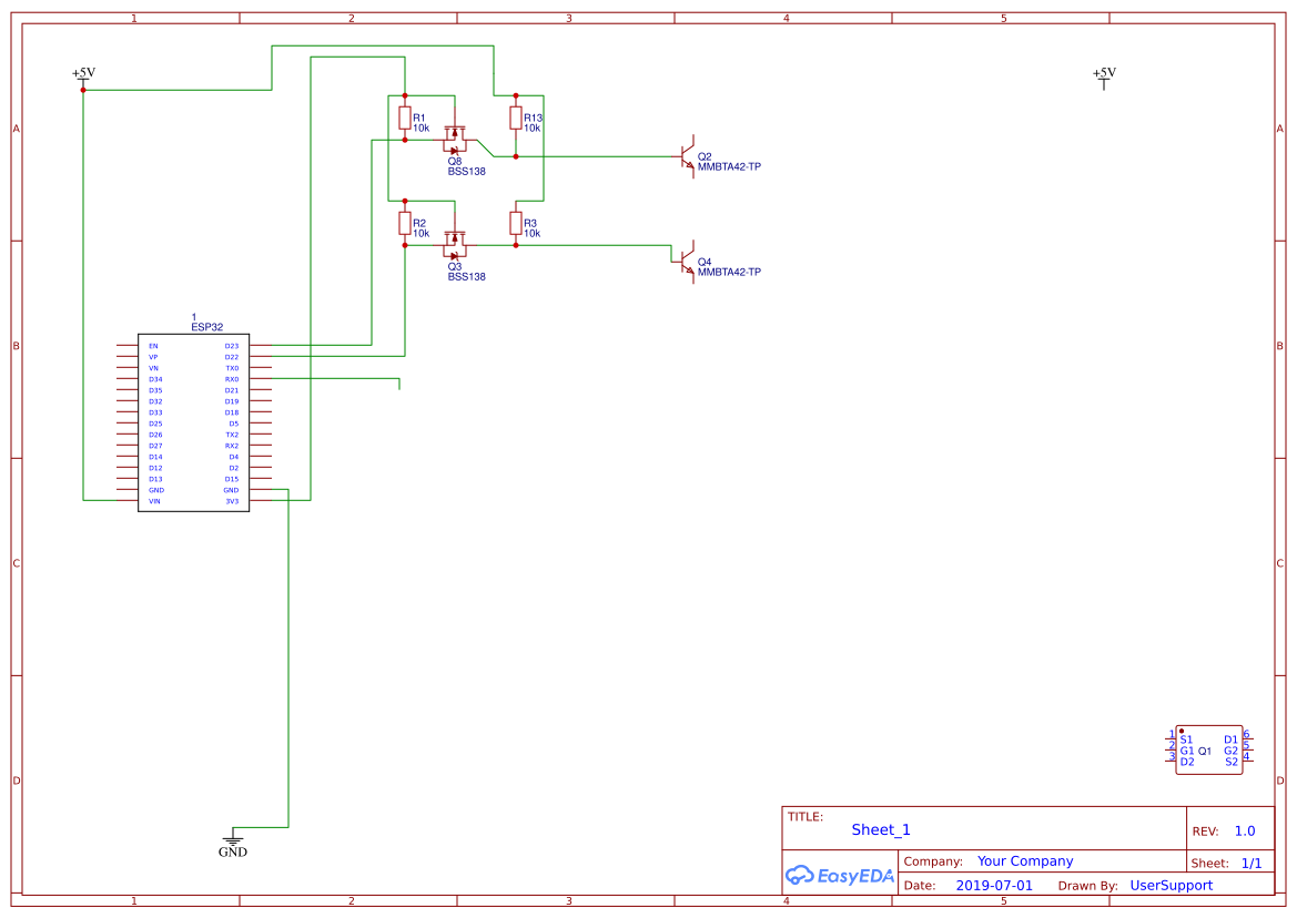 14 signal logic shifter - EasyEDA open source hardware lab