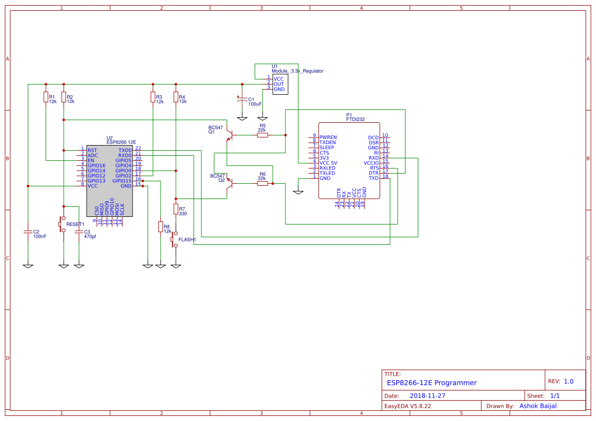 Public Esp8266 12e Programmer Platform For Creating And Sharing