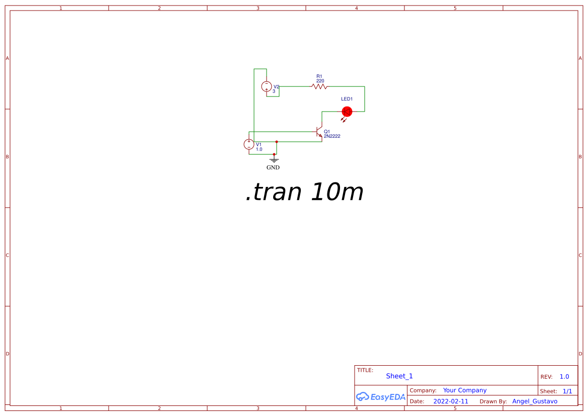 Practica 1 “El transistor” - EasyEDA open source hardware lab