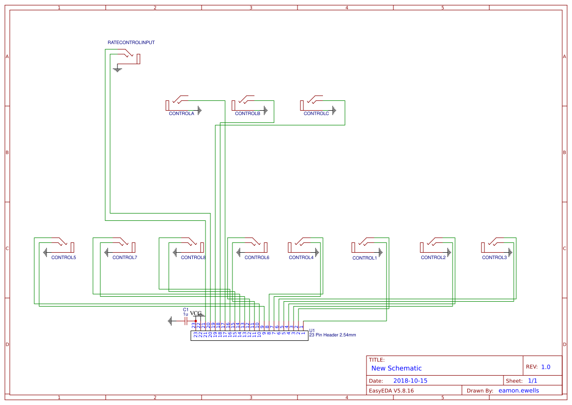 Sequencer PCB2 JACKS ONLY ver2 - EasyEDA open source hardware lab