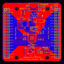 RP2040 Minimal Design Example REV2 - EasyEDA open source hardware lab