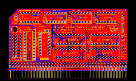 SC732 v1.0 Servo module for RCBus - EasyEDA open source hardware lab