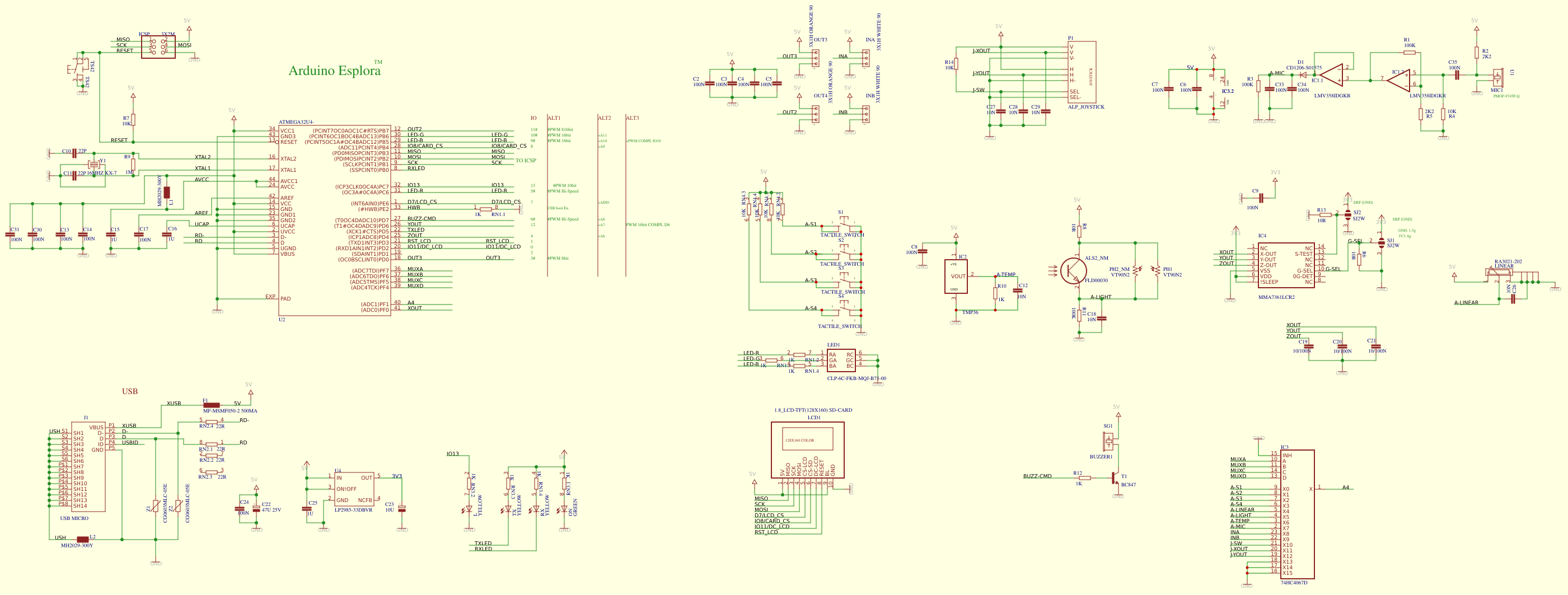 Arduino Esplora - OSHWLab