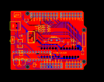 ELECTRONOOBINO board copy - EasyEDA open source hardware lab