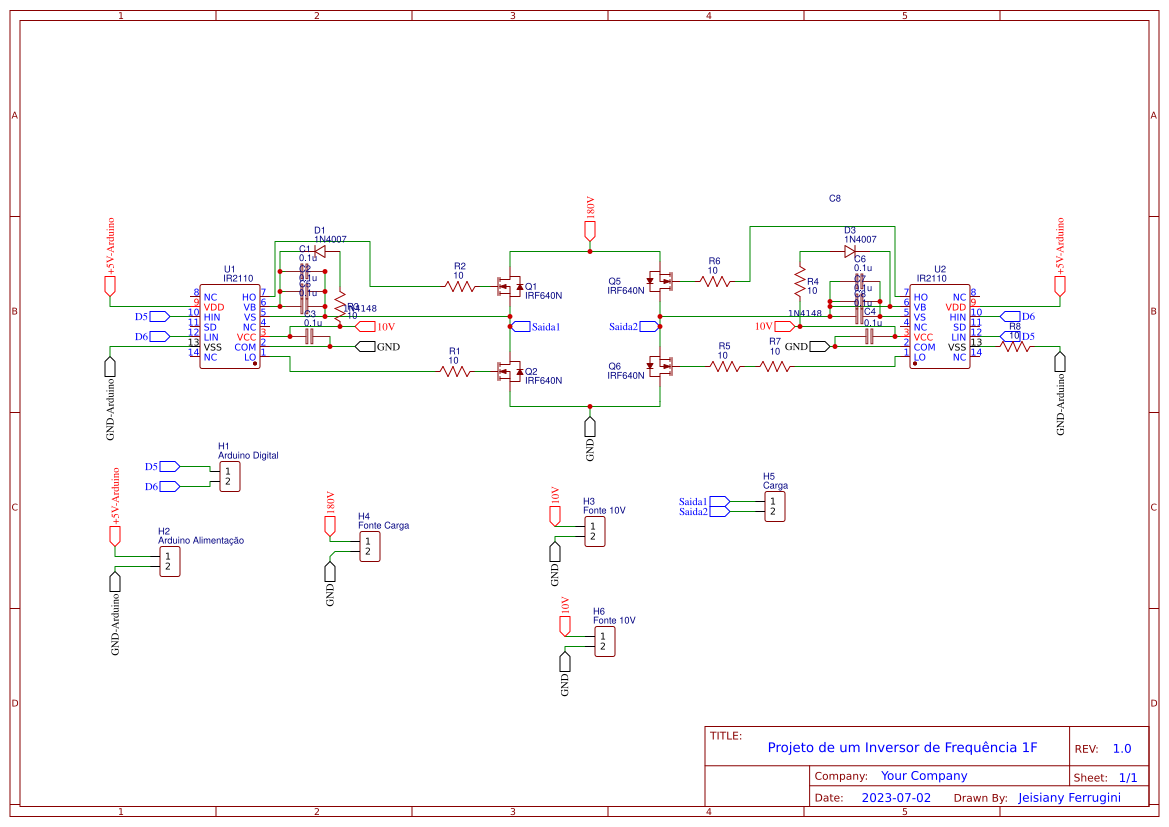 Trabalho ElePot - Inversor Full Bridge 1f - EasyEDA open source hardware lab