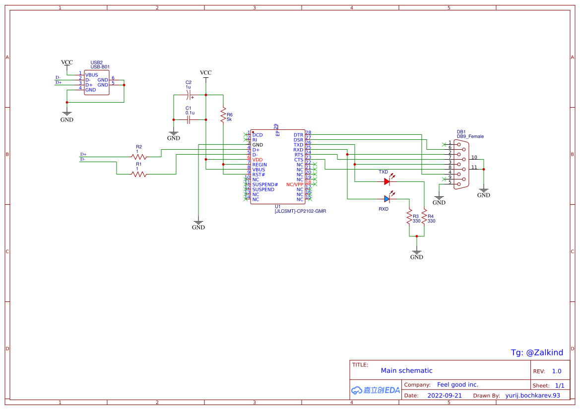 CP2102_RS232_USB - EasyEDA open source hardware lab