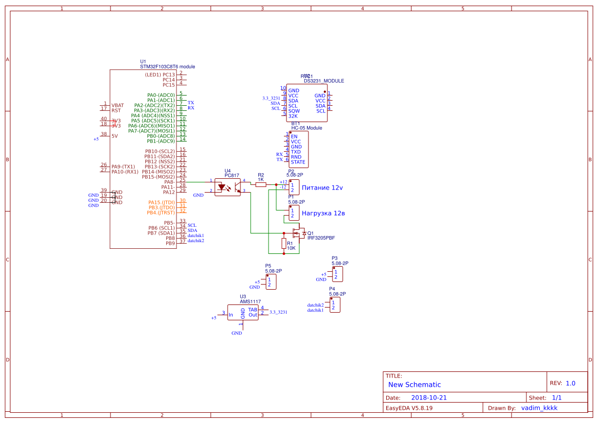 Signalka_stm32f103c8t6 - EasyEDA open source hardware lab