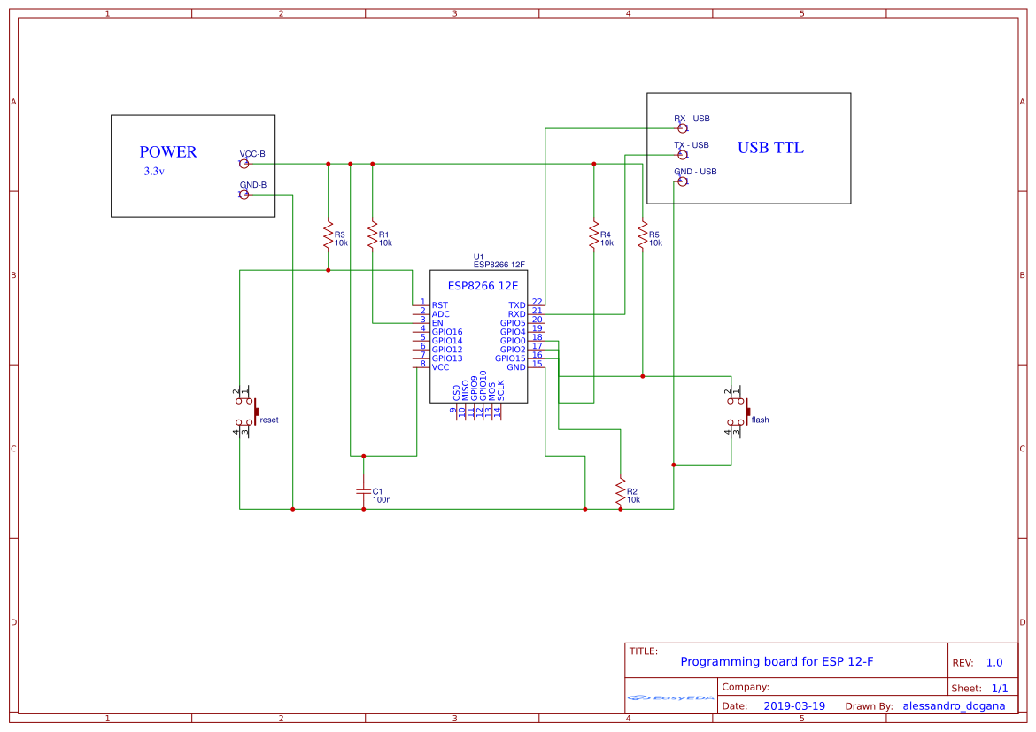 Esp_12F_Programming_Board - EasyEDA open source hardware lab
