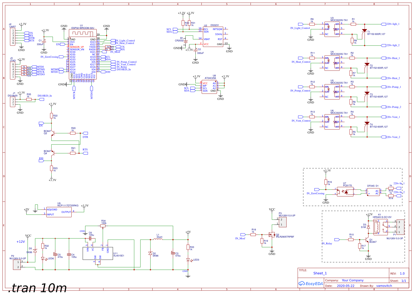 ZX Spectrum AY+Kempston AY-3-8913 - EasyEDA