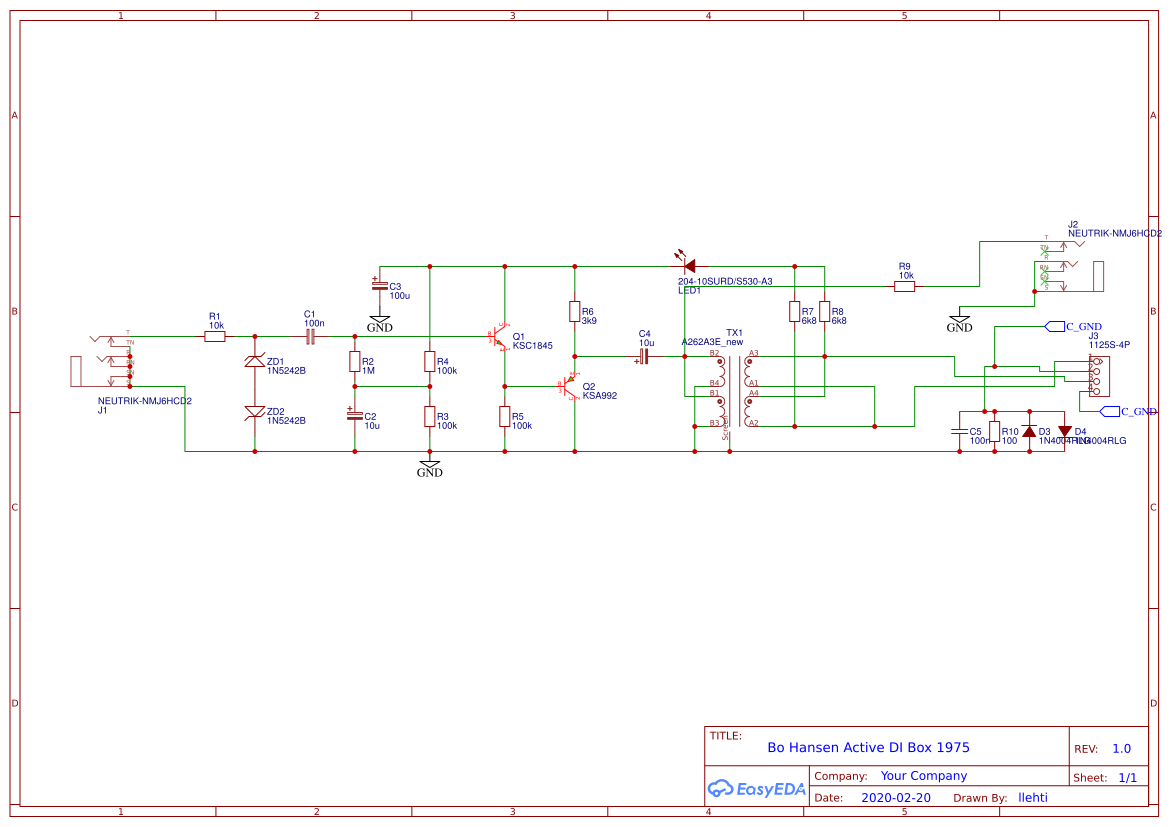 Bo Hansen DI (for Millenium DI-E enclosure) - OSHWLab