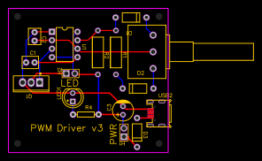 LED PWM driver v3 - OSHWLab