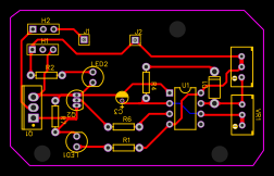 555 timer strobe - EasyEDA open source hardware lab