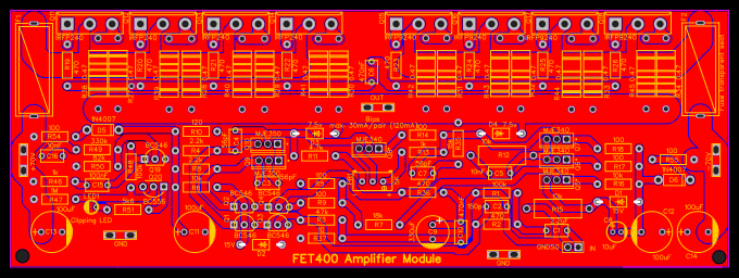 FET400 + clipping indicator - EasyEDA open source hardware lab
