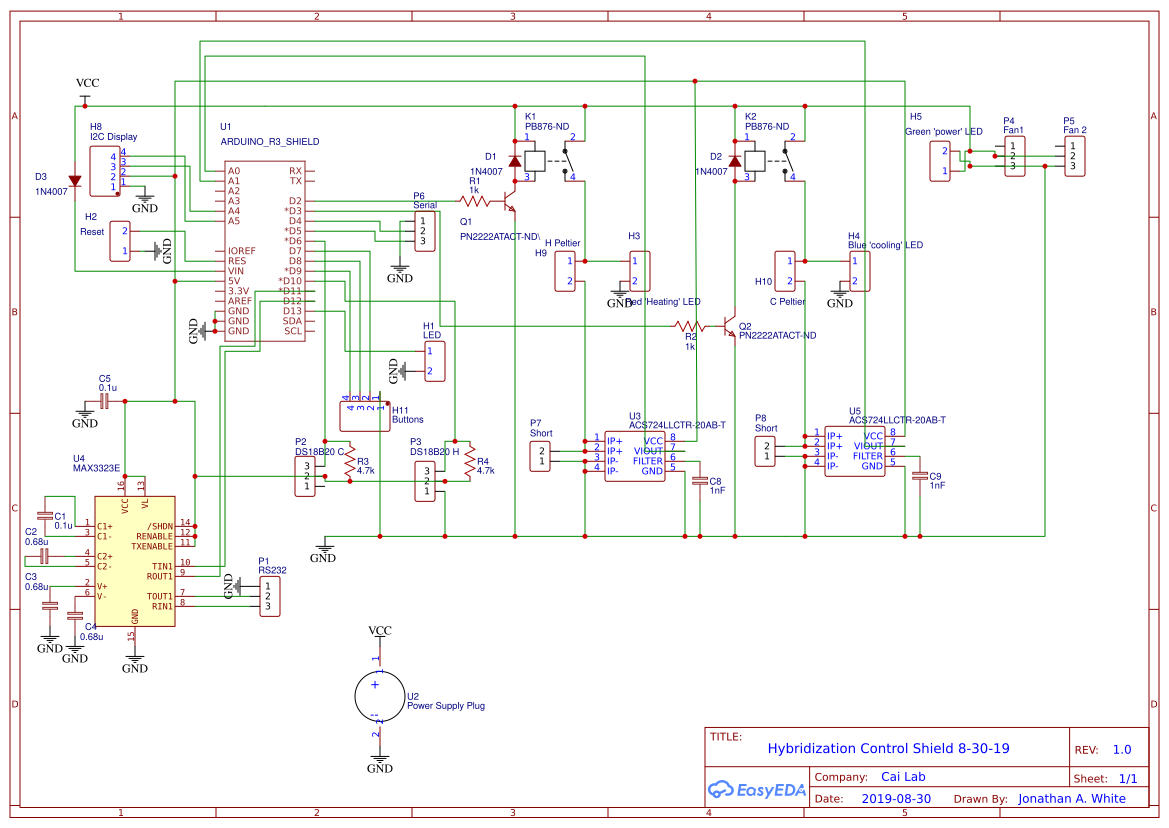 Peltier_Controller_Shield - OSHWLab