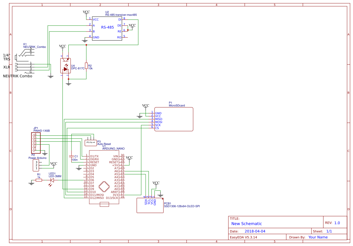 USB2DMX Controller - EasyEDA open source hardware lab