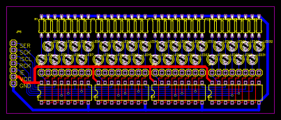 74ls595 board - EasyEDA open source hardware lab