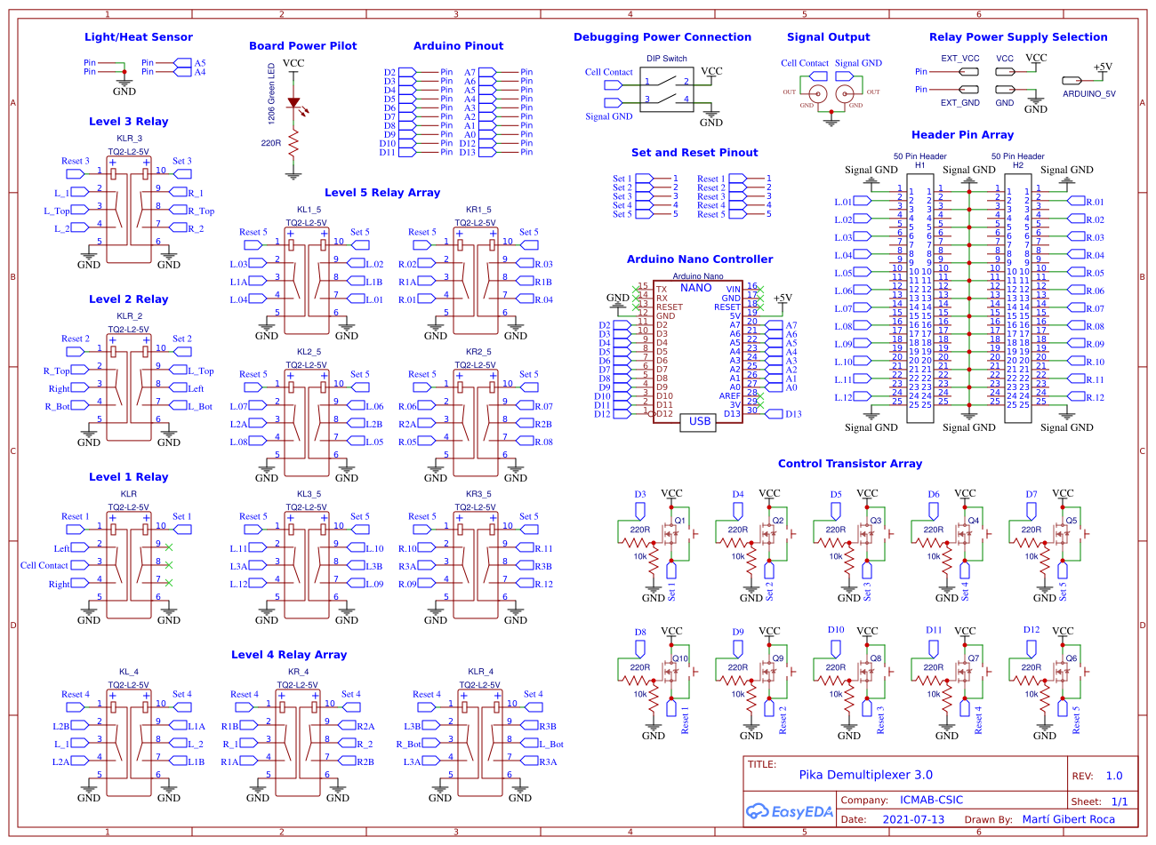 Pika Demultiplexer 3.0 - OSHWLab