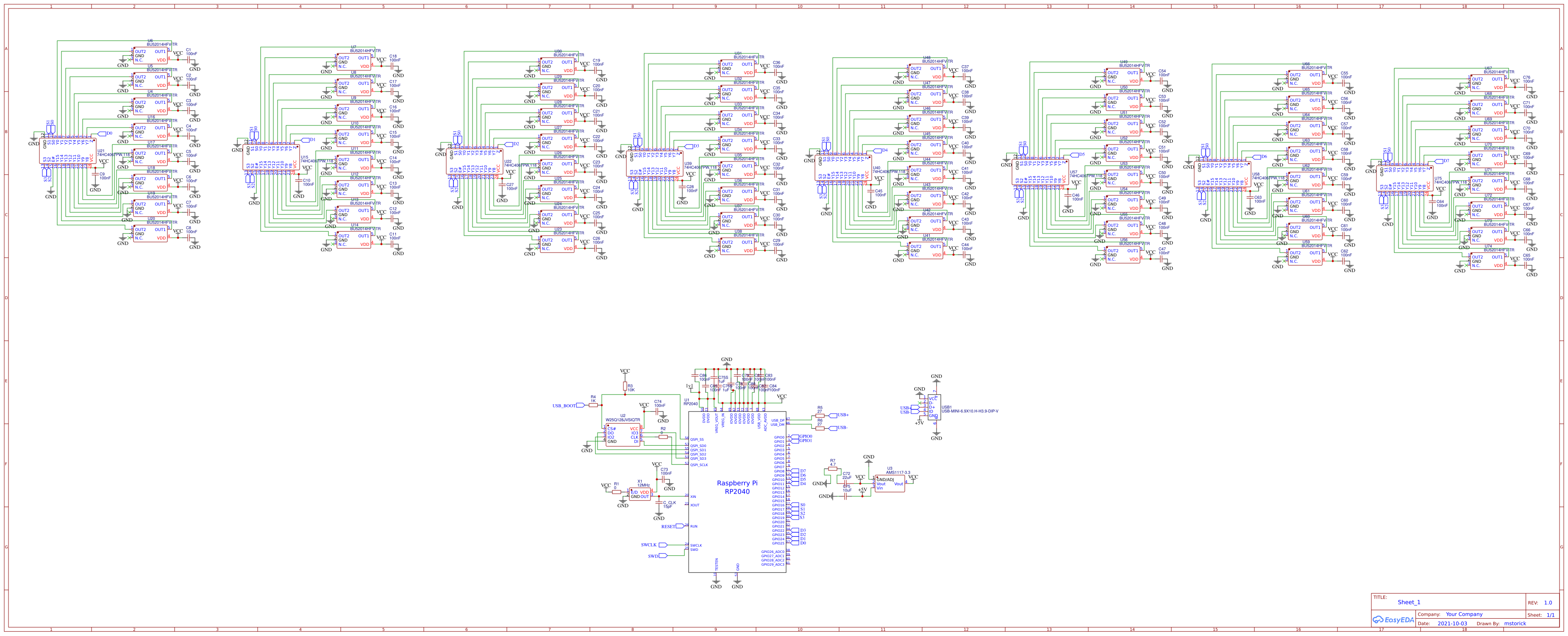 Chess Board v1.3 - EasyEDA open source hardware lab