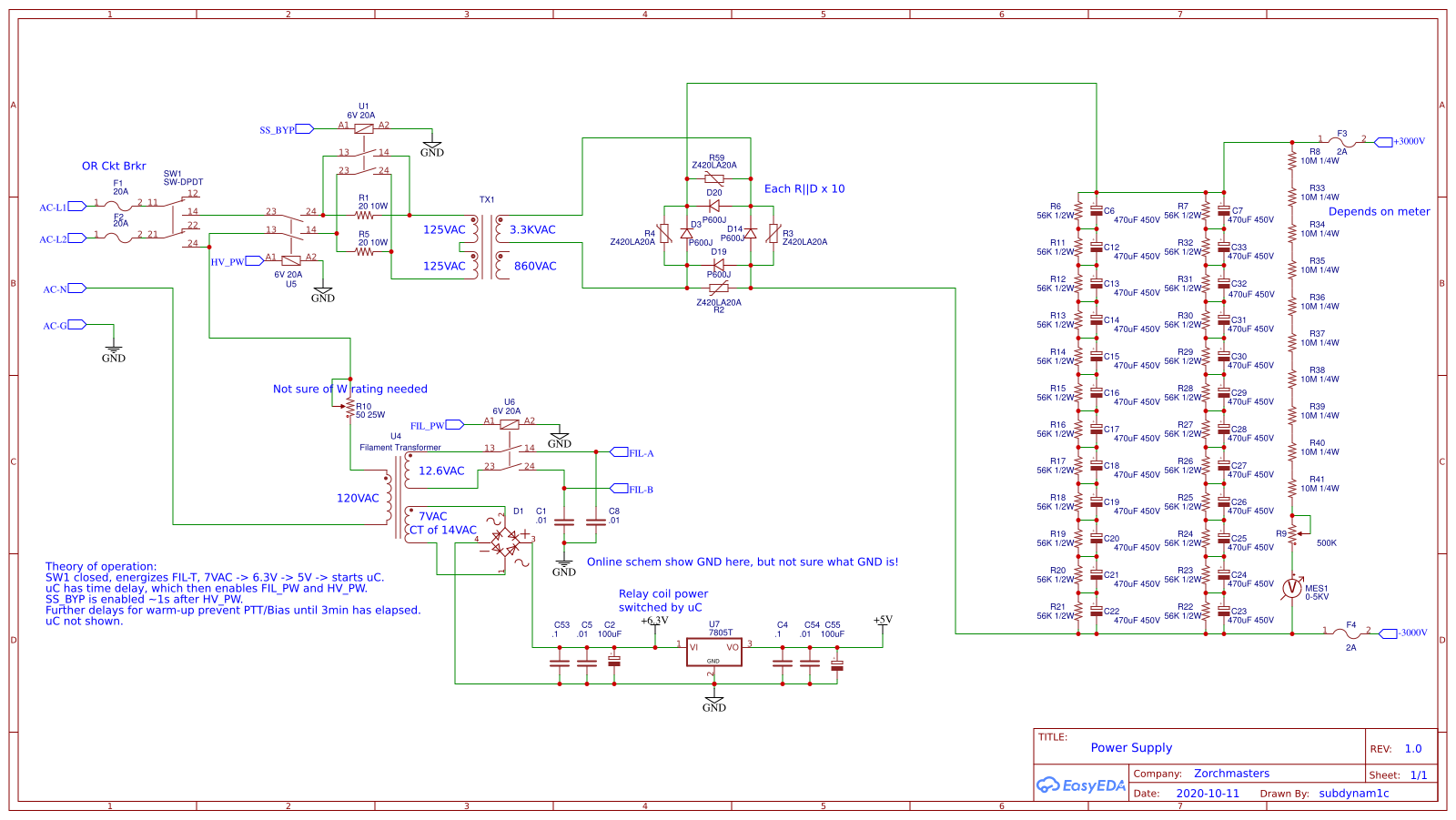 GS-35B Amp - EasyEDA open source hardware lab