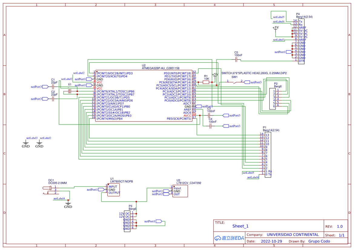 Diseño de la placa - EasyEDA open source hardware lab